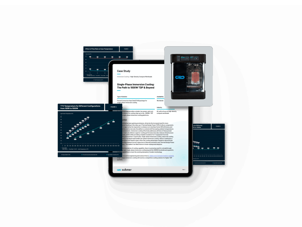 Single-Phase Immersion Cooling: The Path to 1000W TDP & Beyond